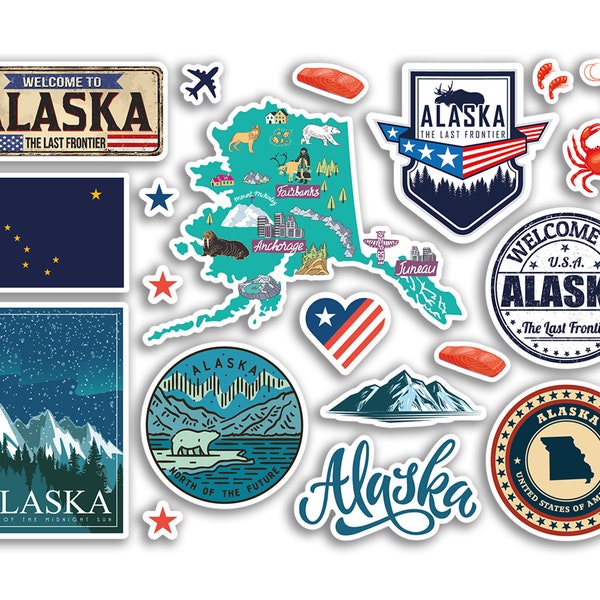 Alaska Sticker - Etsy