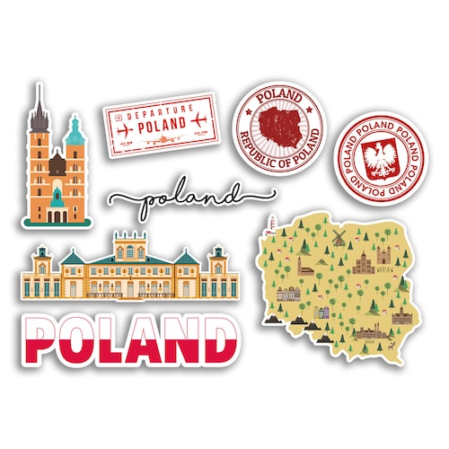 A5 Sticker Sheet Germany Landmarks Vinyl Stickers German - Etsy UK