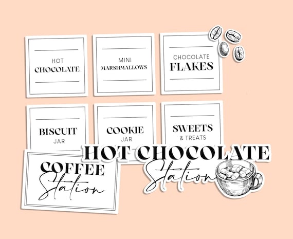 14 Modern Treats Labels Vinyl Stickers Pantry Kitchen Home | Etsy UK