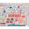 A4 Sticker Sheet Scotland Landmarks Vinyl Stickers - Scottish City Map ...