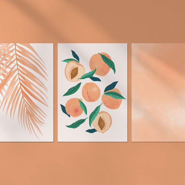Peach Poster - Etsy UK