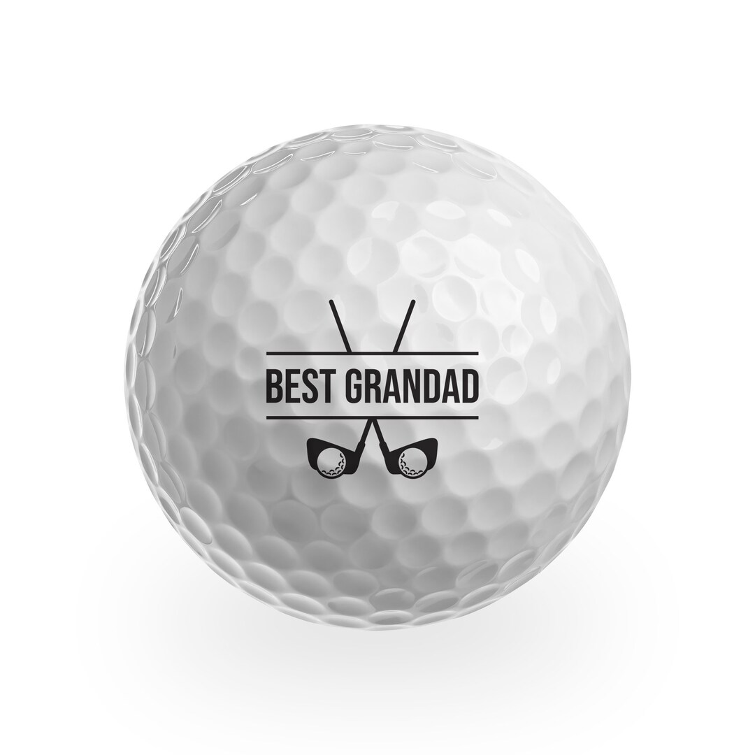 3 X Golf Balls Best Grandad Granddad Birthday Joke Funny Age Golfing