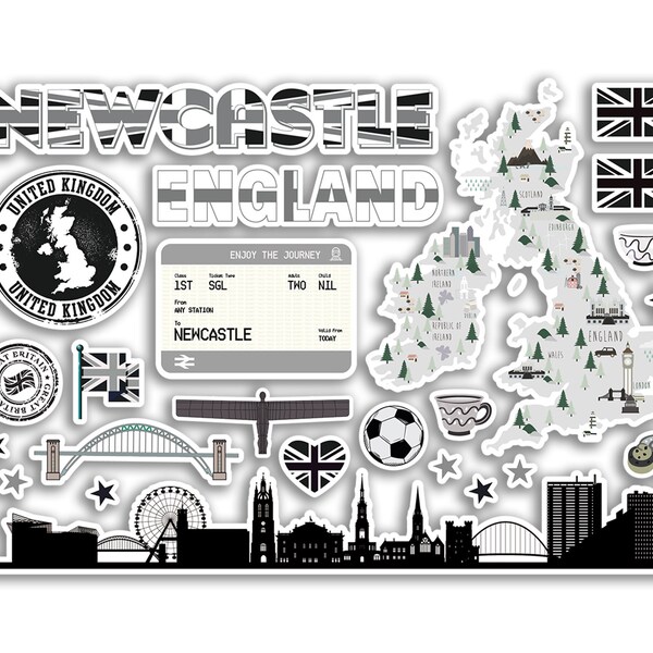 Newcastle United Sticker - Etsy UK