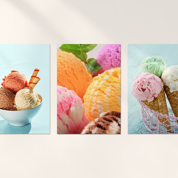 Ice Cream Poster - Etsy