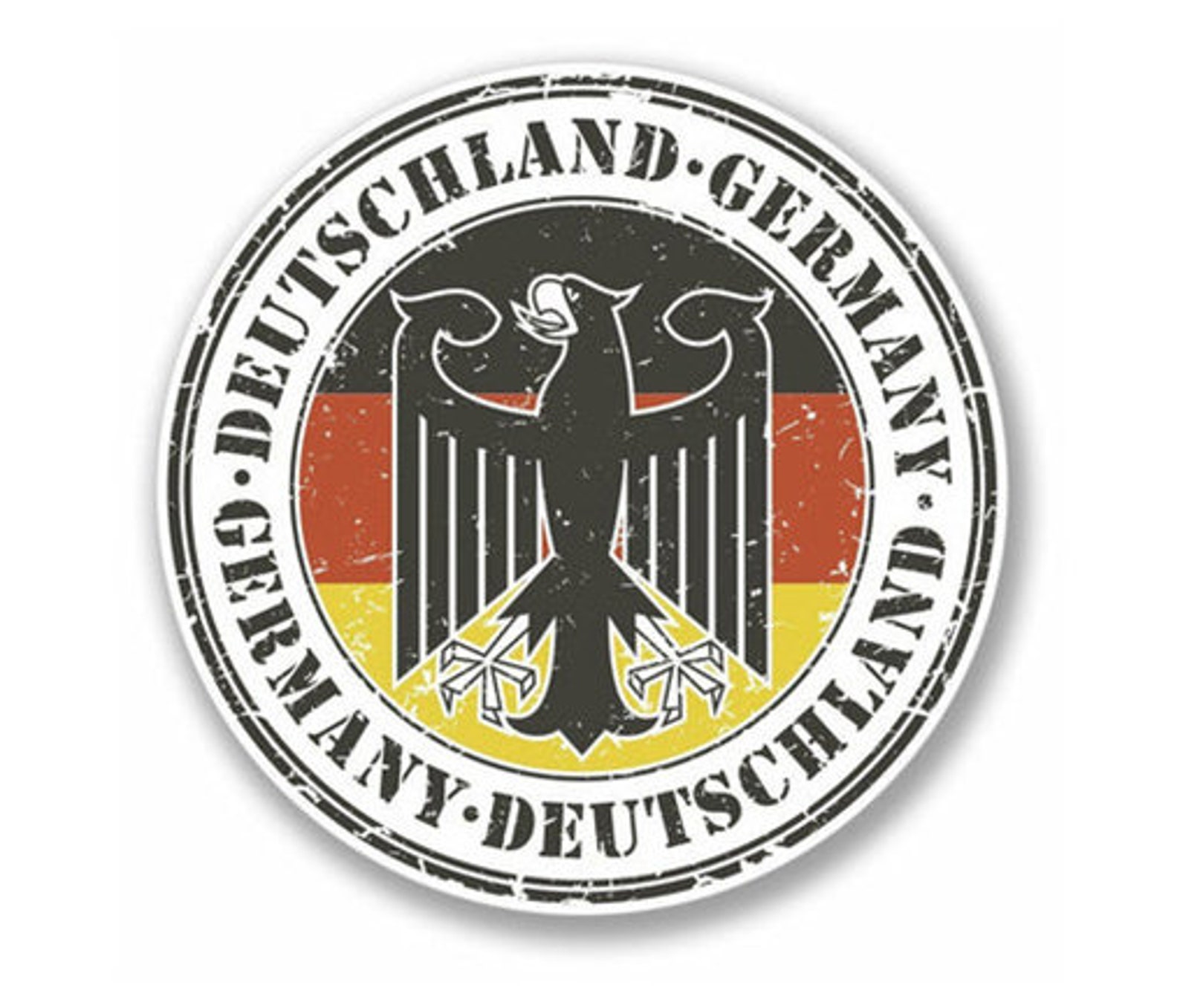 2 X 10cm Germany German Vinyl Stickers - Deutschland Tourism Holiday ...