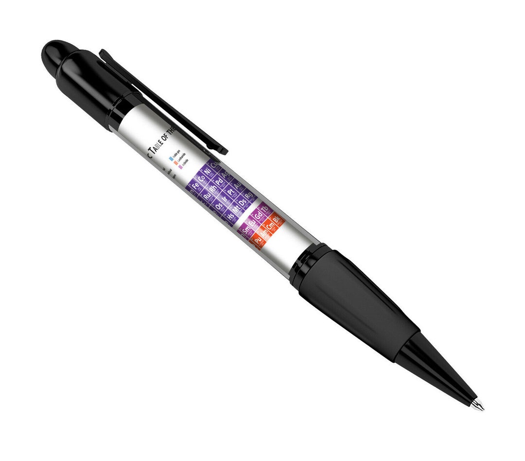 Periodic Table Black Ballpoint Pen - Science Chemistry Education ...