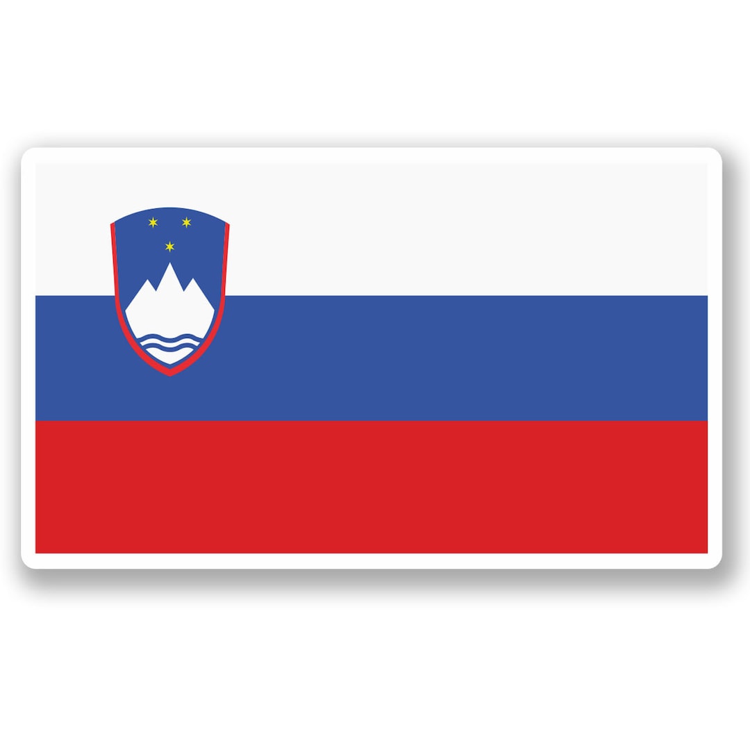 2 X 10cm Slovenia Flag Vinyl Stickers - Slovenian Europe Travel ...
