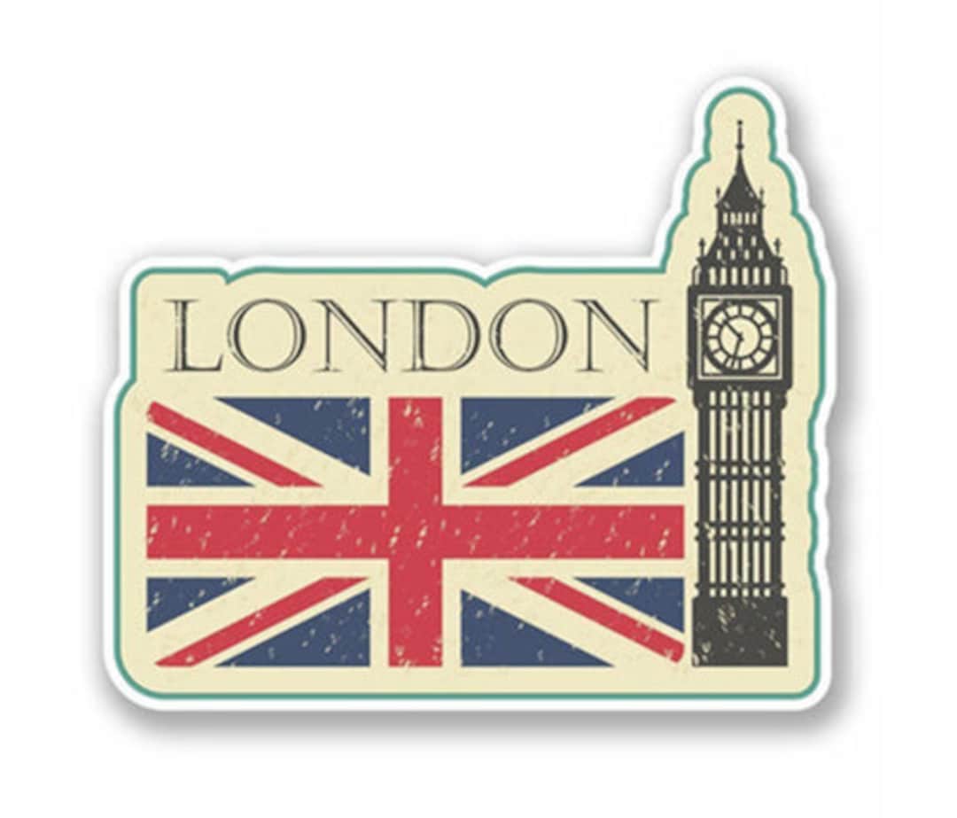 2 X 10cm London England Vinyl Stickers - UK GB Big Ben Tourism Holiday ...
