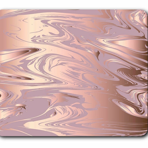 Rose Gold Mouse Pad - Etsy