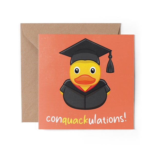Graduation Duck Tag - Etsy