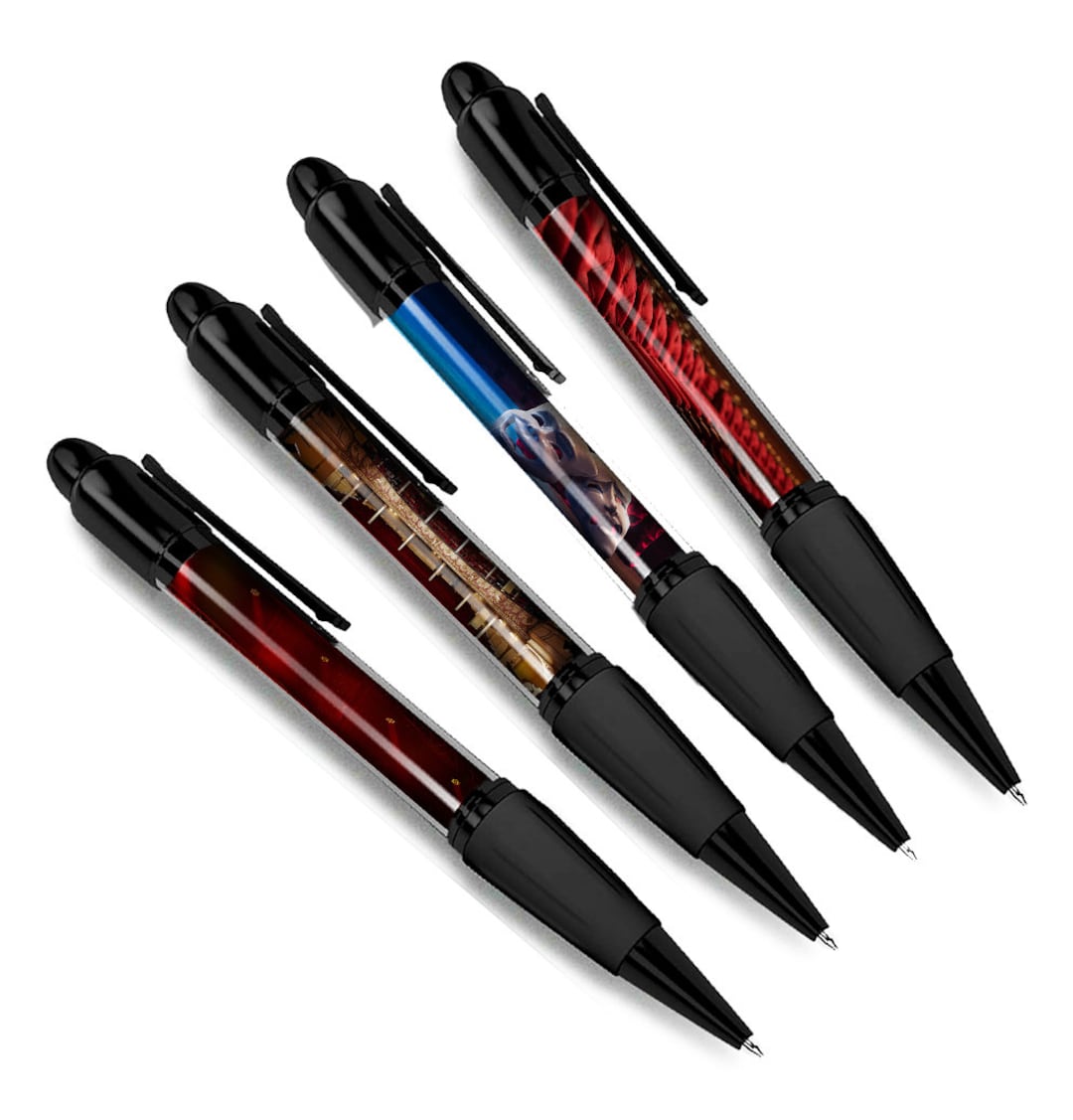 Set of 4 Theatre Black Ballpoint Pens - Drama Musical Dance Sing ...
