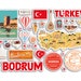 A5 Sticker Sheet Saudi Arabia Landmarks Vinyl Stickers Asia Country ...