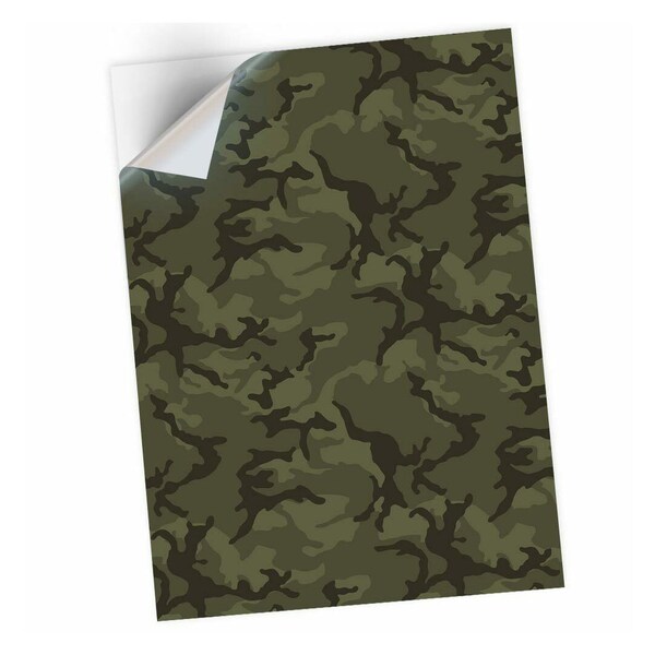 Camouflage Vinyl Decal Sheet - Etsy