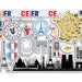 A5 Sticker Sheet France Landmarks Vinyl Stickers French - Etsy UK