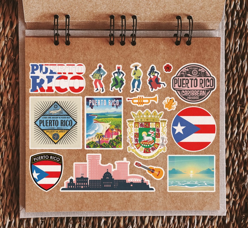 A5 Sticker Sheet Puerto Rico Landmarks Vinyl Stickers - Etsy