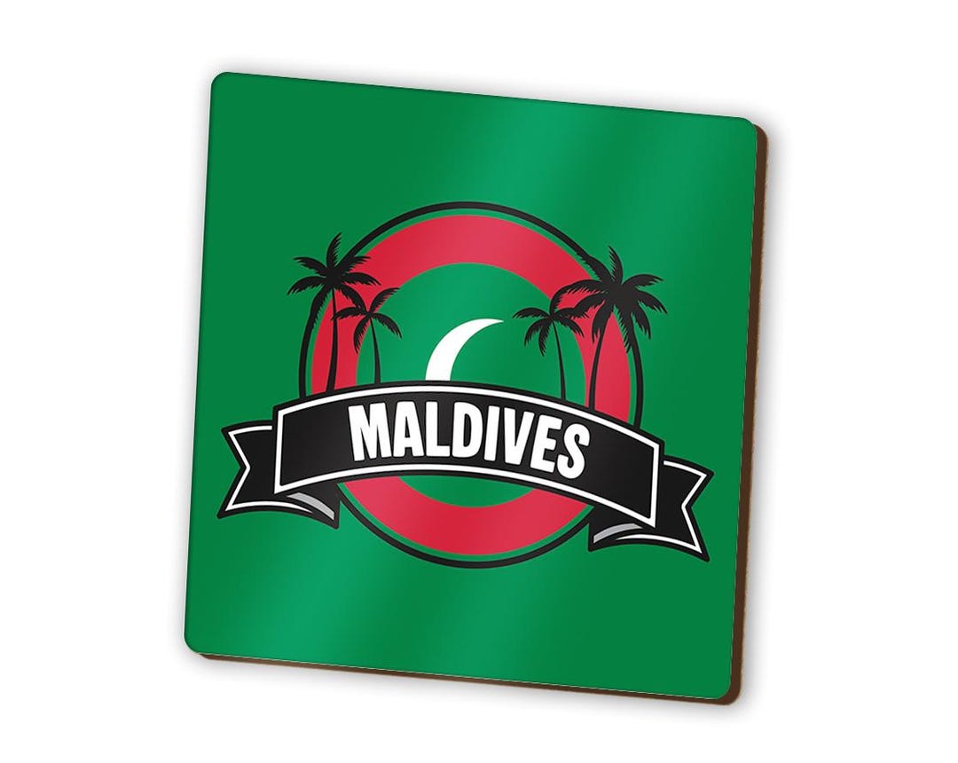 1 X Maldives Square Magnet - Flag Skyline Landmarks City Fridge ...