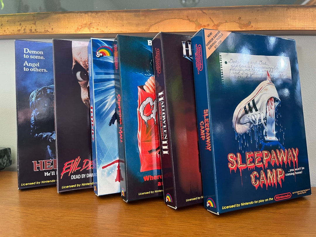 Horror NES Game Boxs, Nintendo Retro Collectible, the Thing Halloween 3 ...