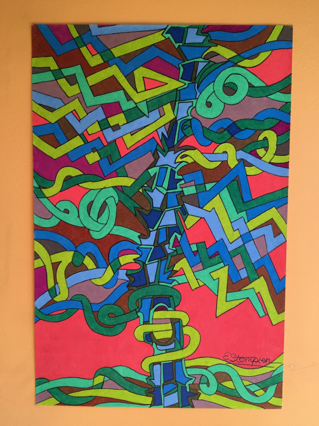 Abstract Tree of Life, Abstract Tree, Contemporary Tree, Modern Tree ...