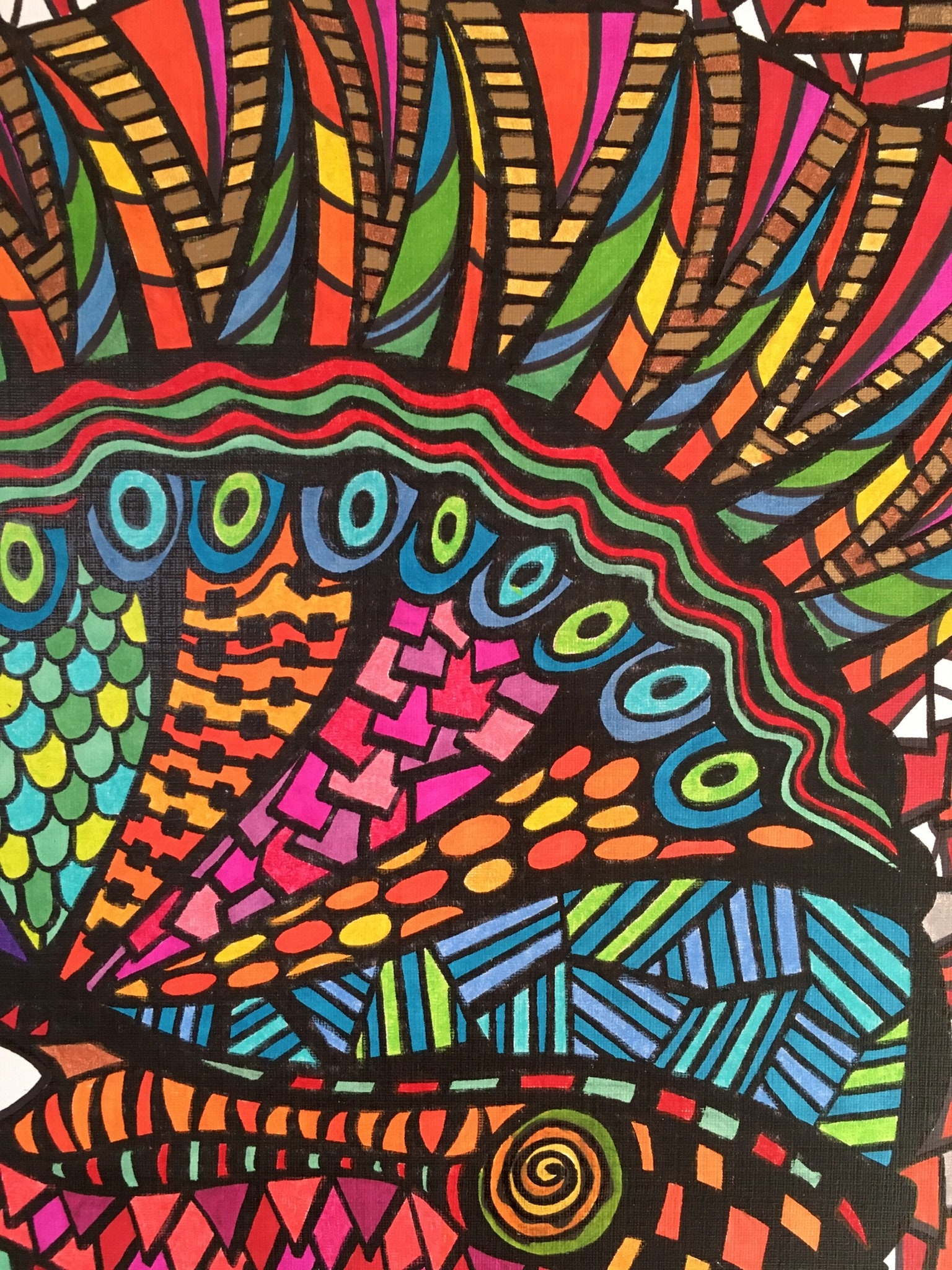 Abstract Native American, Modern Style Native American, Contemporary ...