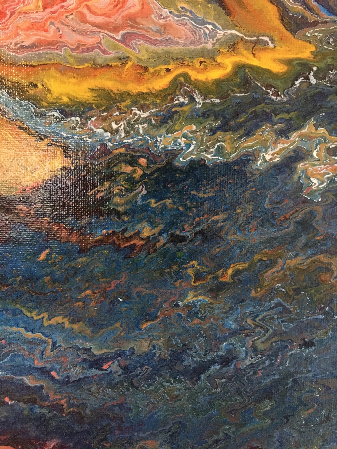 Rapture Painting Original Acrylic Canvas Abstract - Etsy UK