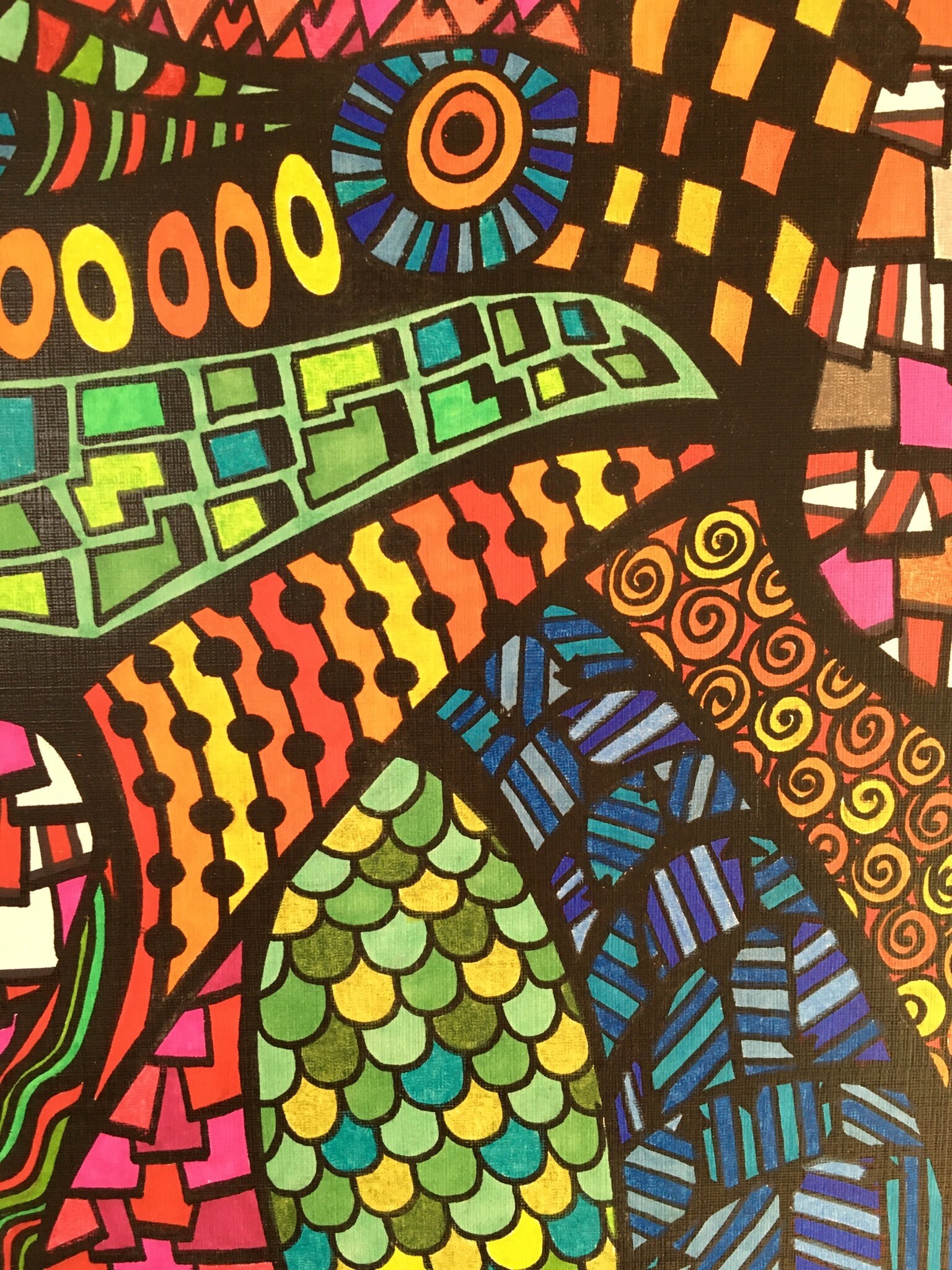 Abstract Native American, Modern Style Native American, Contemporary ...