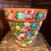 Hand-painted Pot, Painted Terra-cotta Pot, Red Clay Pot, Painted Red ...