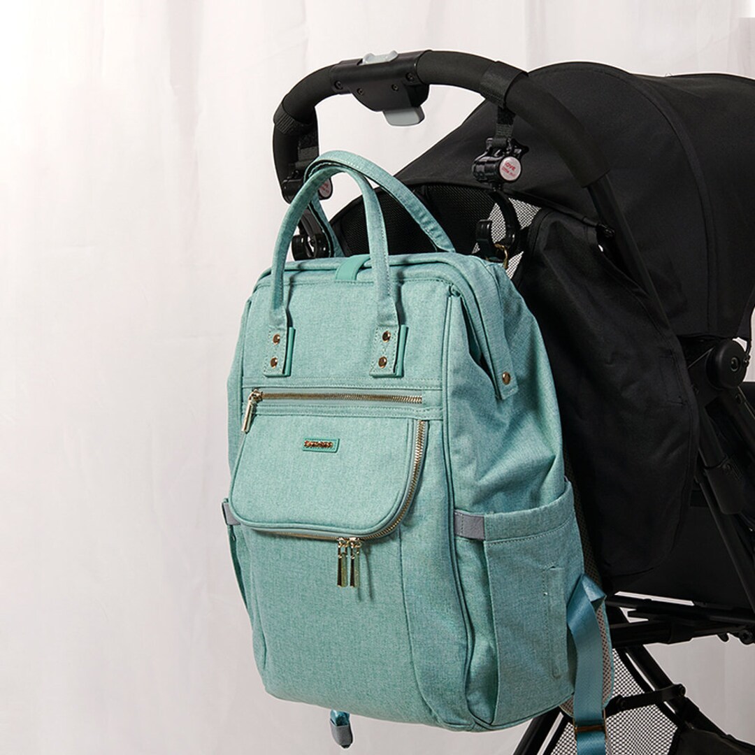 Easy Open Diaper Backpack Wide Open Multi Storage Diaper Bag, Hand Bag ...