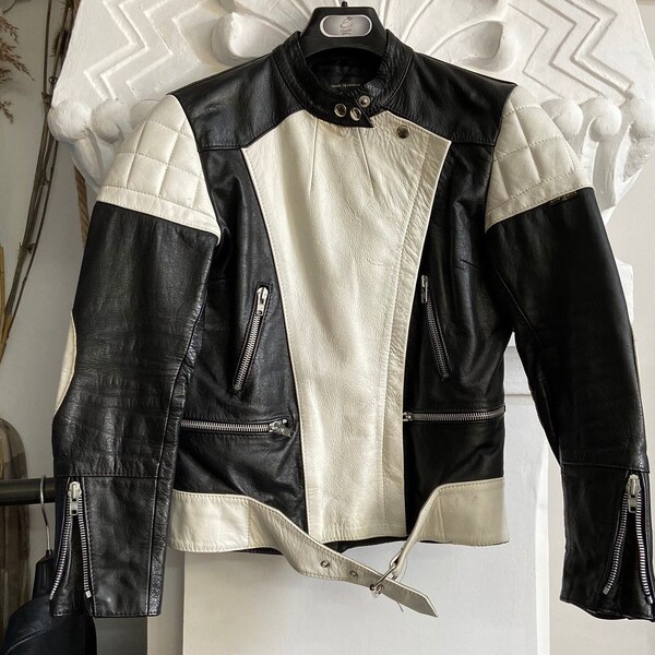 Cropped Biker Jacket - Etsy