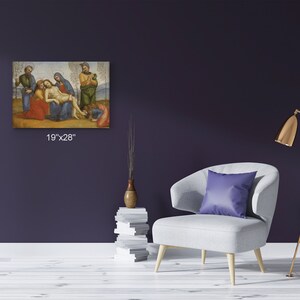 Pieta by Raphael Art Canvas Wall Art Print Renaissance Famous Oil ...