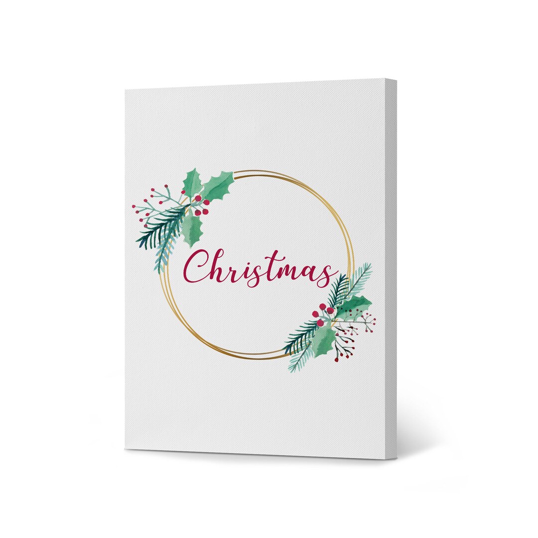 Christmas Bible Verse Scripture Quote Inspirational Christian Wall Art ...