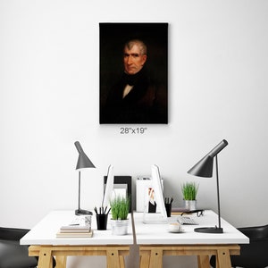 9th President of the United States of America William Henry Harrison ...