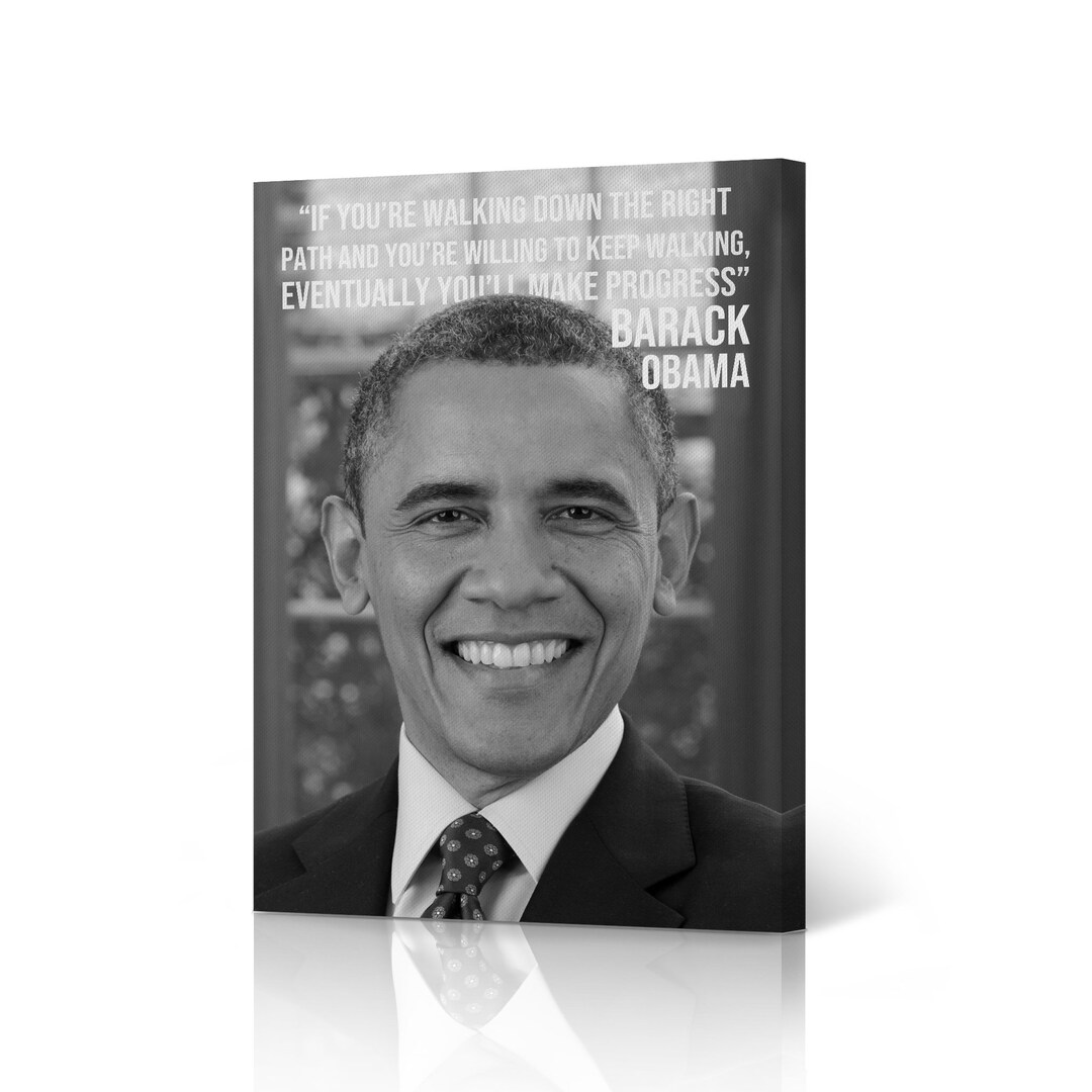 44th President of the United States of America Barack Obama Portrait ...