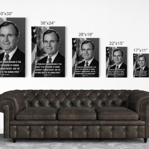 41th President of the United States of America George H. W. Bush ...