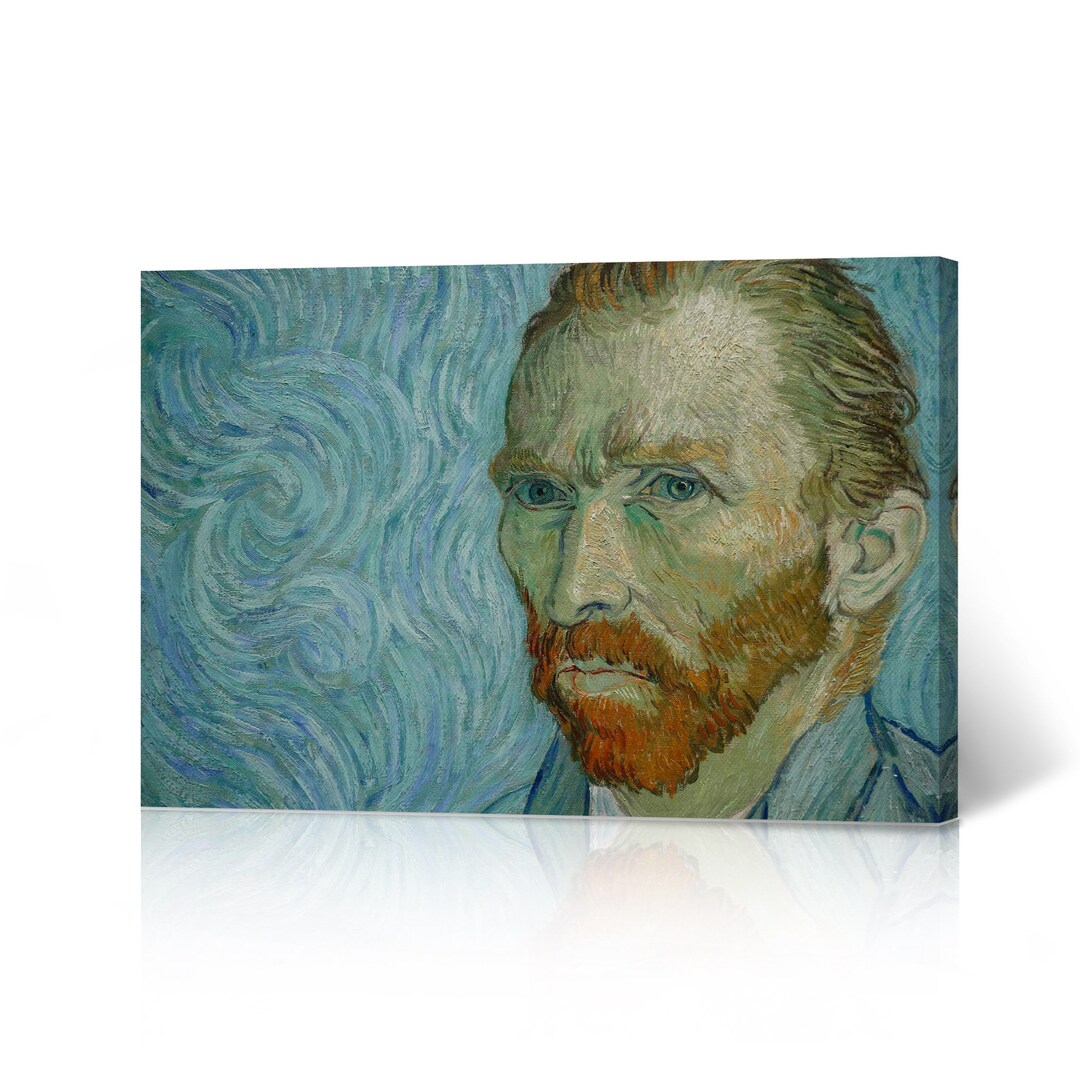Self Portrait Vincent Van Gogh Canvas Print Wall Art Living Room Office ...