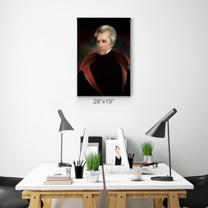 7th President of the United States of America Andrew Jackson Portrait ...