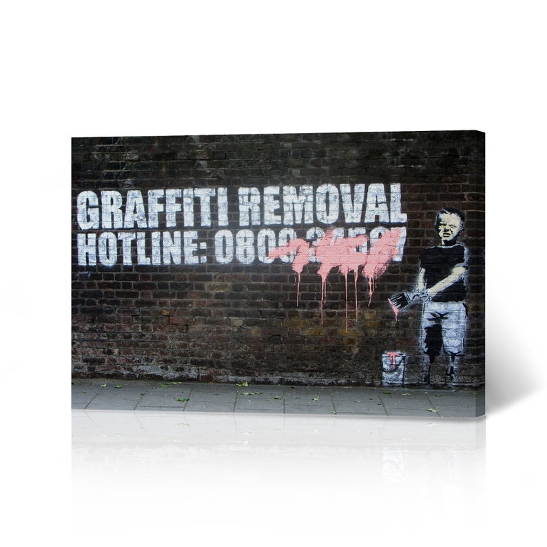 Graffiti Removal Hotline Street Art Painting London Mural - Etsy