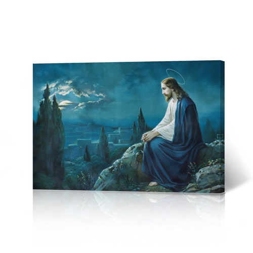 Jesus in the Snow - Etsy