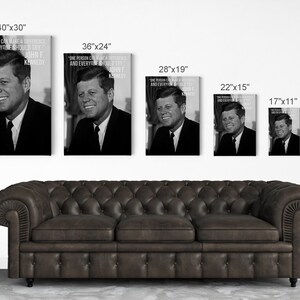 35th President of the United States of America John F. Kennedy Portrait ...