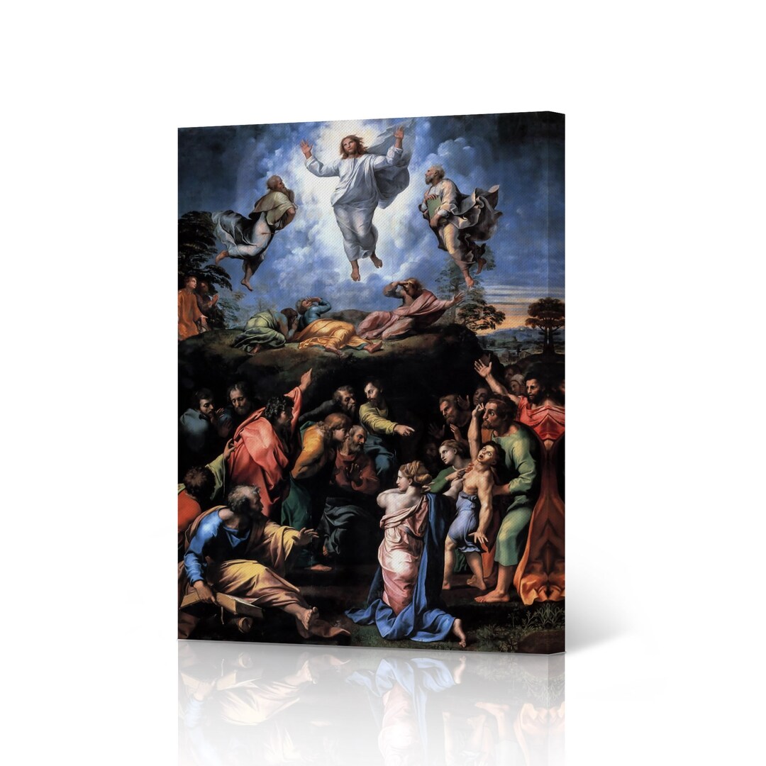 The Transfiguration by Raphael Art Canvas Wall Art Print Renaissance ...