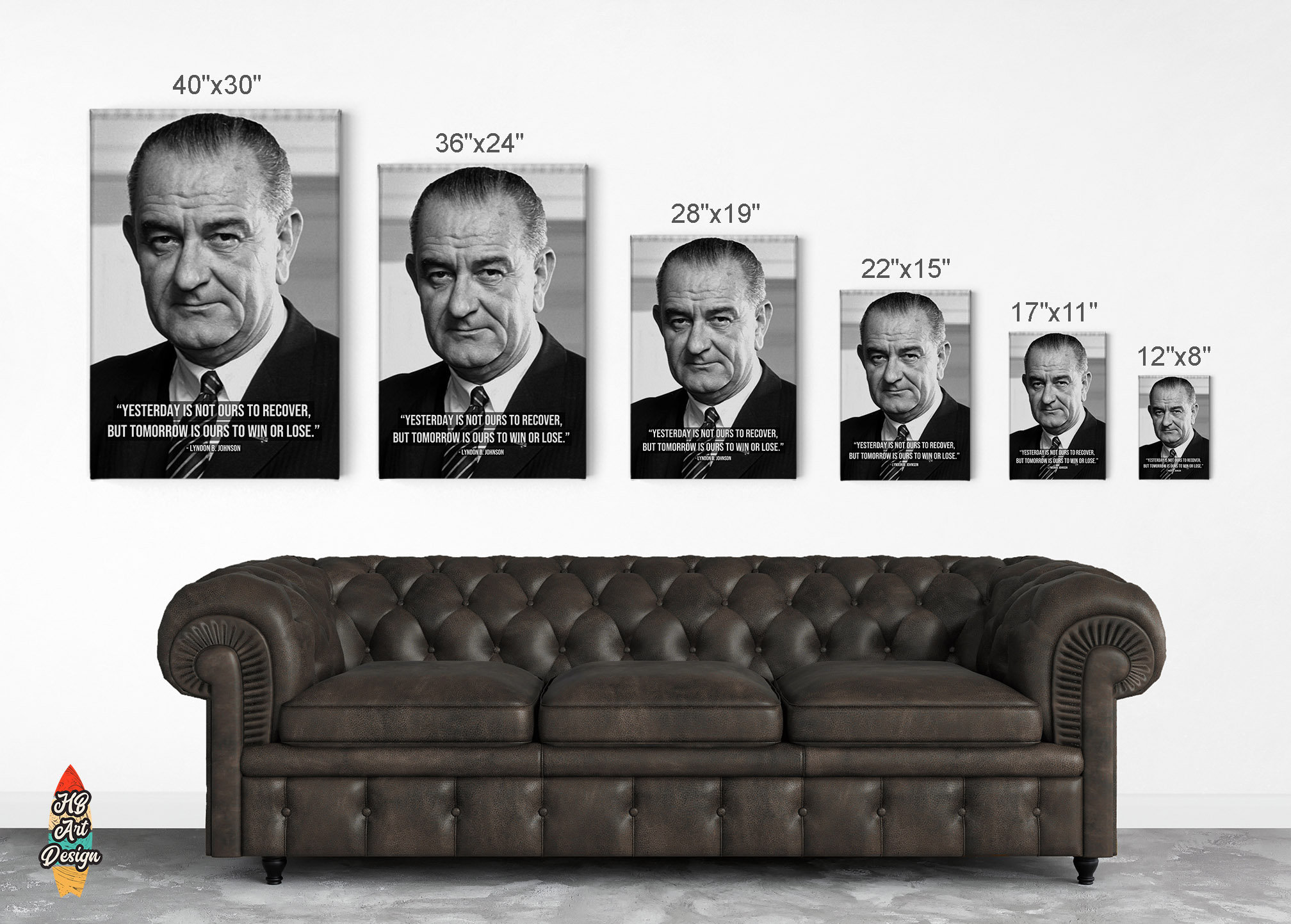 36th President of The United States of America Lyndon Baines | Etsy