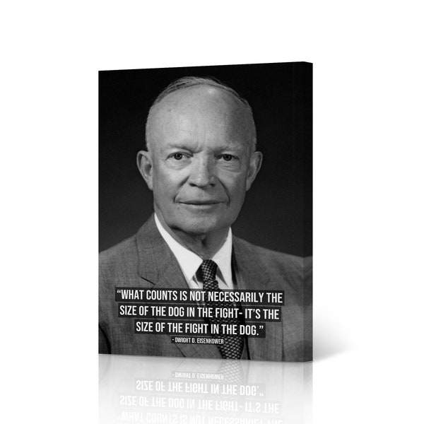 Dwight D Eisenhower Portrait - Etsy
