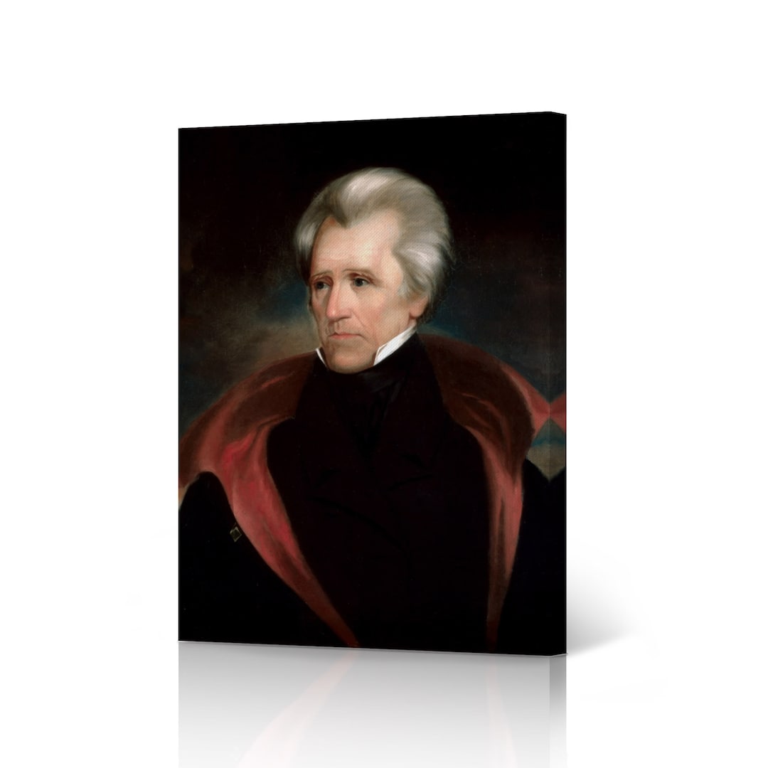 7th President of the United States of America Andrew Jackson Portrait ...