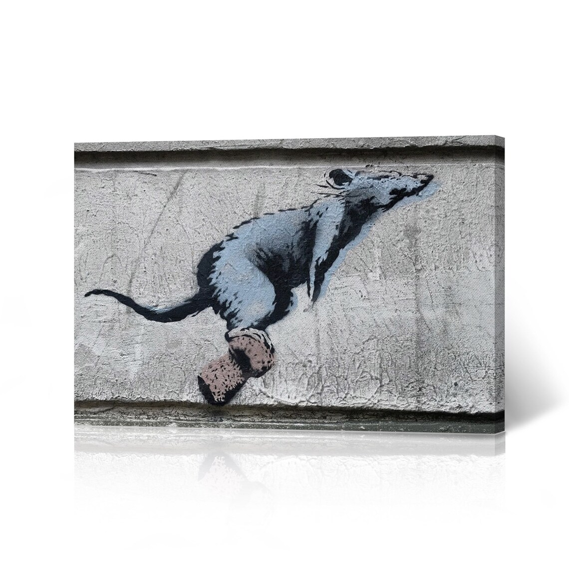 Mouse Balancing Street Art Painting Paris Mural Graffiti | Etsy