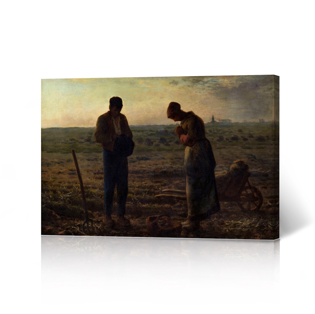 The Angelus, Jean-francois Millet Canvas Wall Art Print Realism Classic ...