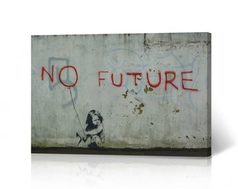 Banksy No Future - Etsy