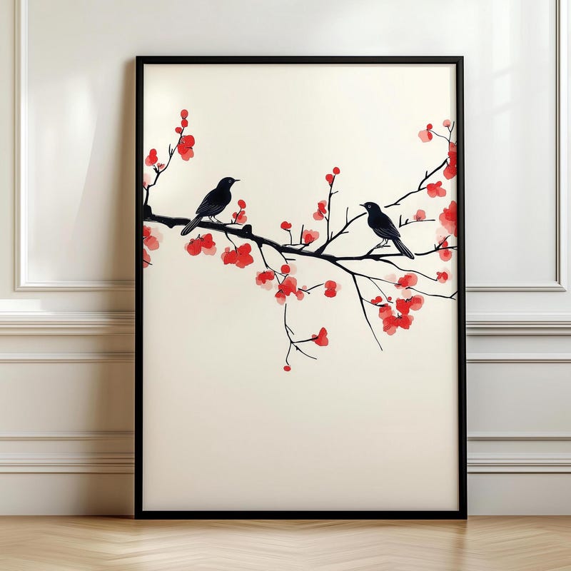 Chinese Ink Poster Art - Etsy