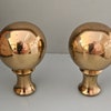 Antique Brass Finials, Vintage Lamp Finials, Lampshade Toppers, Home ...
