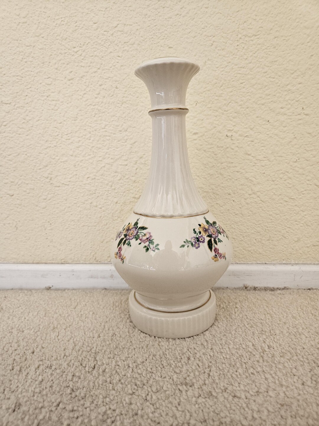 Vintage Porcelain Lamp Base, Vintage Lamp Supply, Porcelain Lamp Parts ...