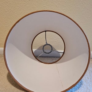 Small UNO Shade for Bridge Lamps, UNO Floor Lamp Shade, Threaded ...