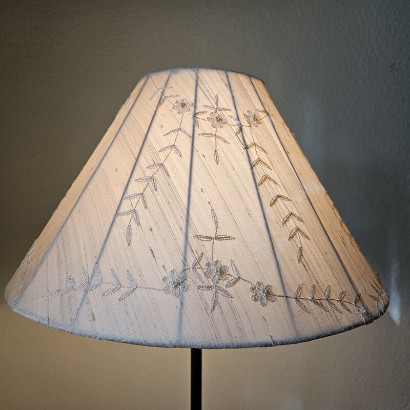 Embroidered Lampshade - Etsy